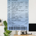 INDIGO/RM - Album receipt Poster | Zazzle
