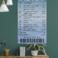 INDIGO/RM - Album receipt Poster | Zazzle