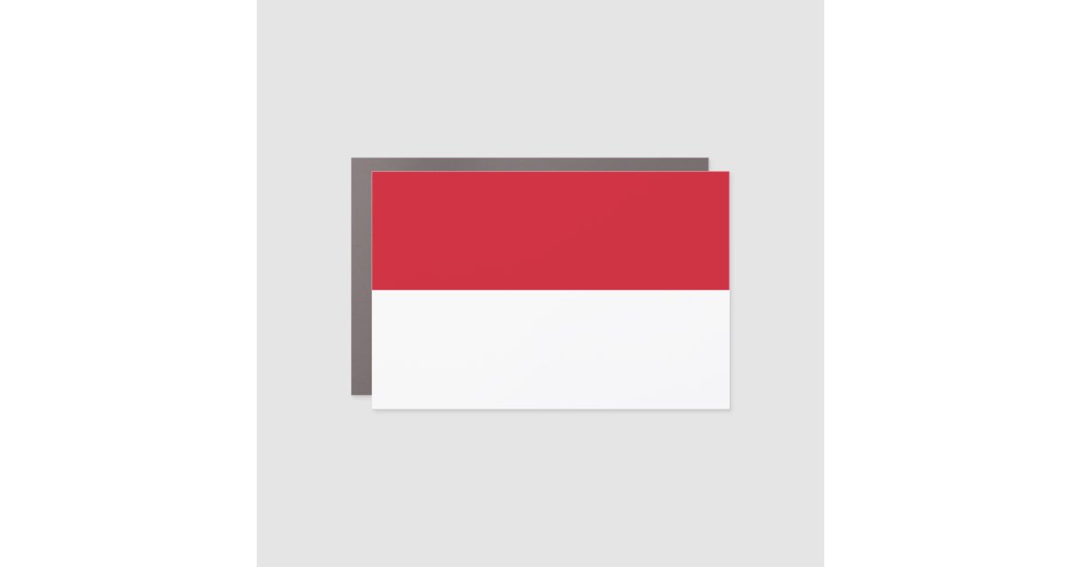 Indonesia (Indonesian) Flag Car Magnet | Zazzle