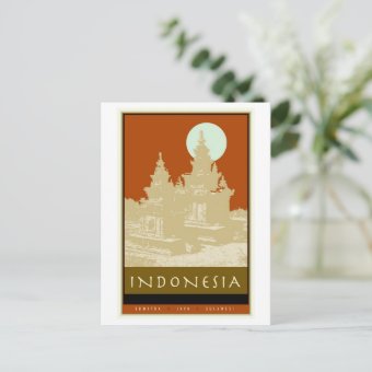 Indonesia Postcard | Zazzle