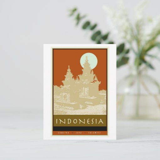 Indonesia Postcard | Zazzle
