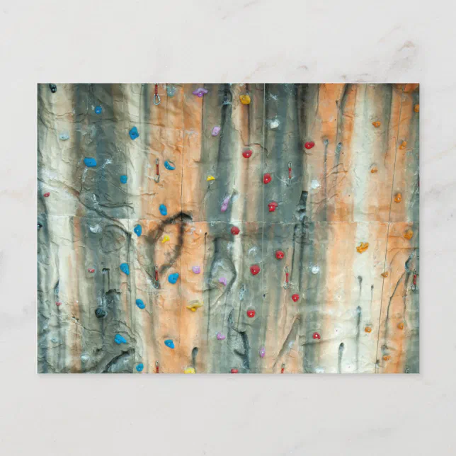 Indoor Rock Climbing Wall Postcard | Zazzle