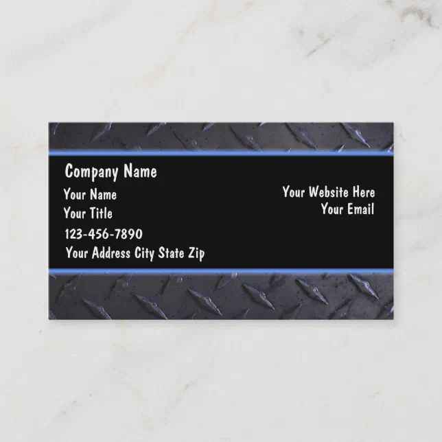 Industrial Business Cards | Zazzle