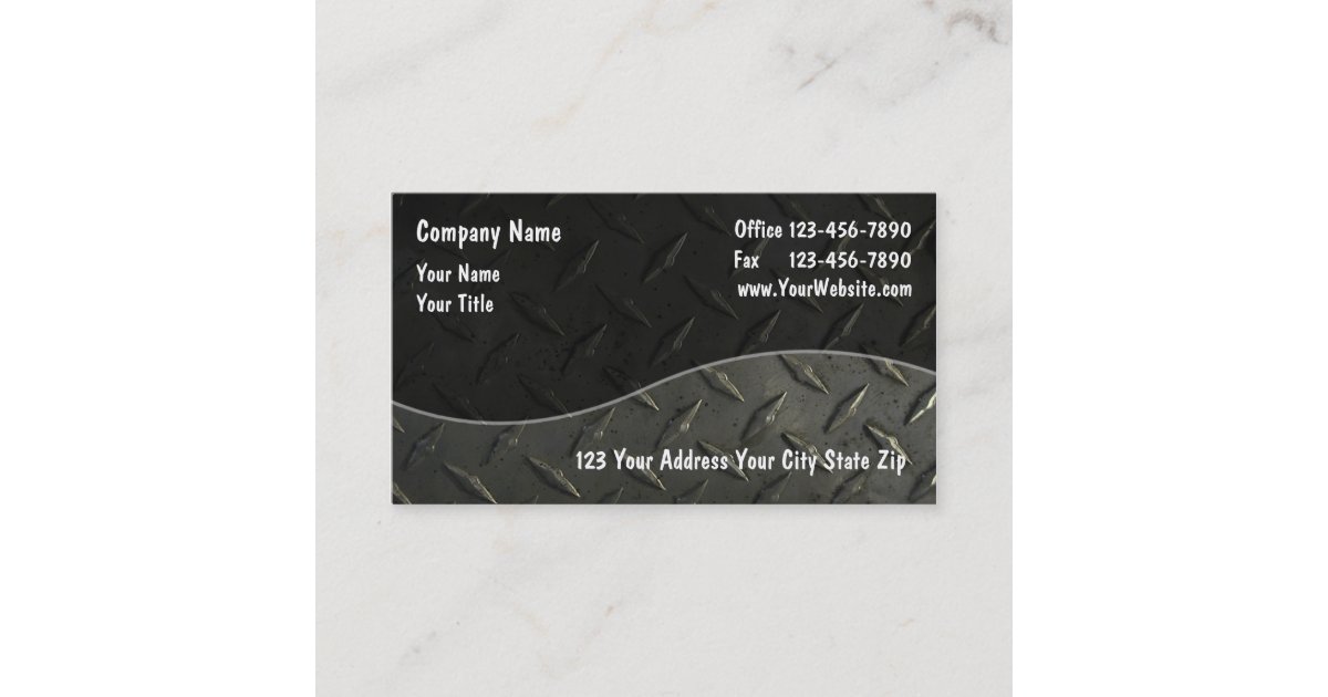 Industrial Business Cards | Zazzle
