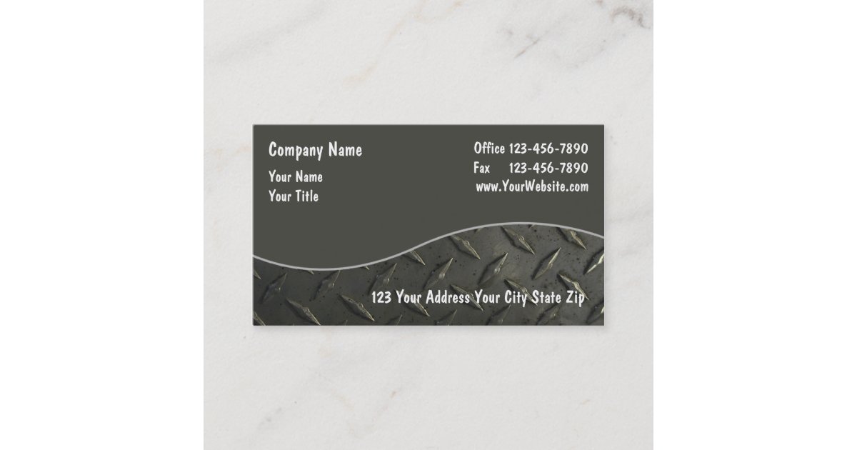 Industrial Business Cards | Zazzle.com