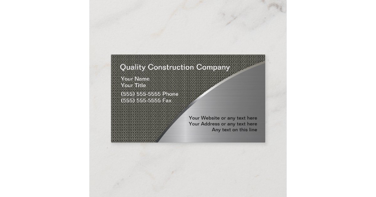 Industrial Business Cards | Zazzle