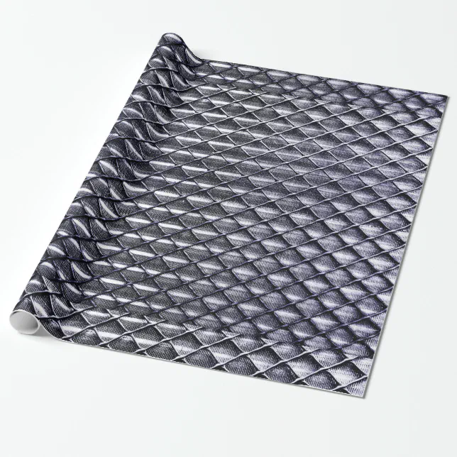 Industrial Chain Link and Metal Fence Wrapping Paper | Zazzle