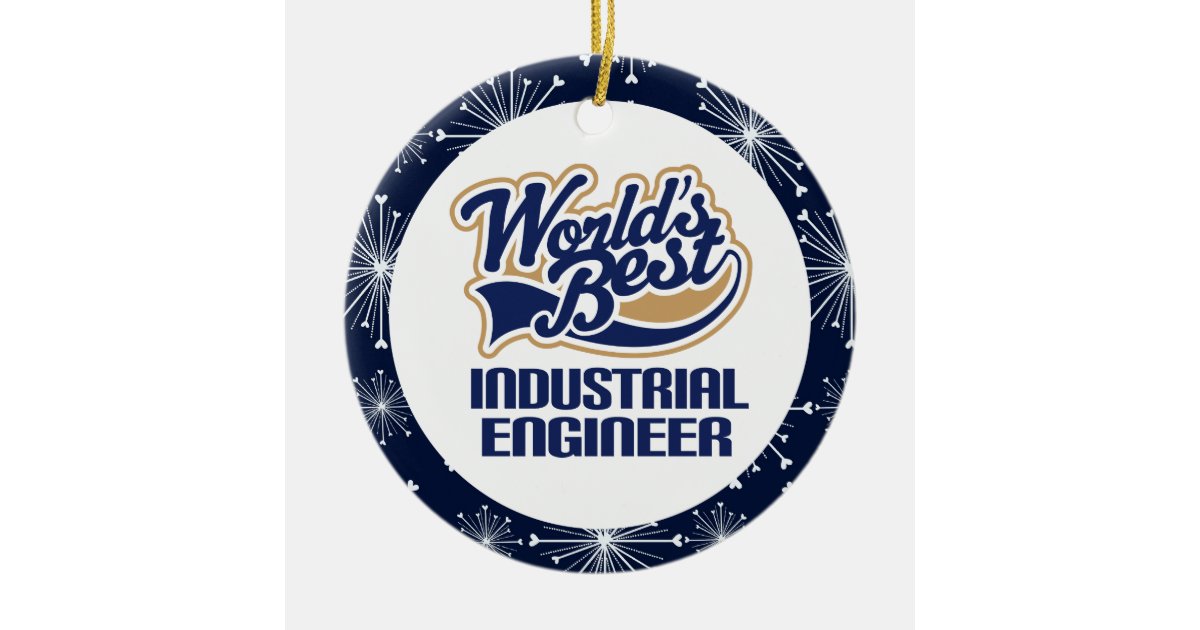 Industrial Engineer Gift Ornament | Zazzle