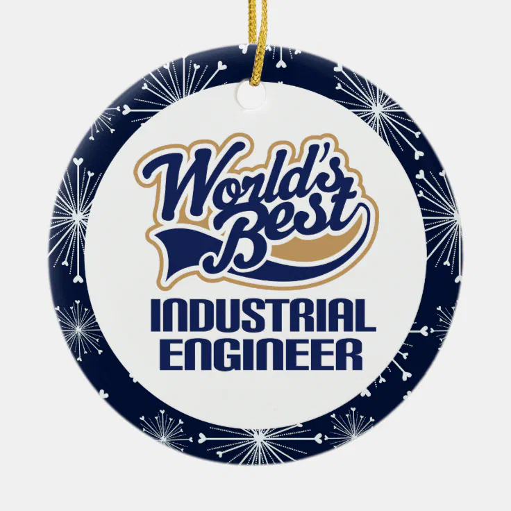 Industrial Engineer Gift Ornament | Zazzle