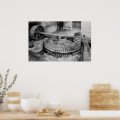 Industrial Photo - Paper Mill Wooden Gears Poster | Zazzle