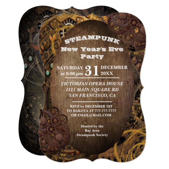 Industrial Steampunk Party Invitation | Zazzle.com