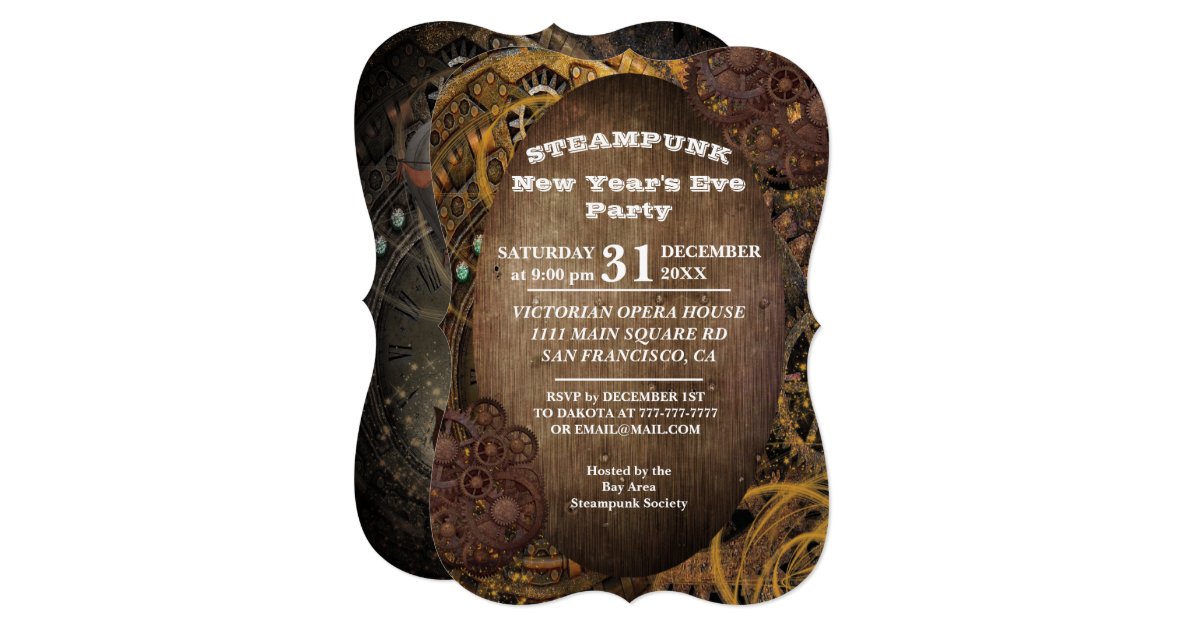 Industrial Steampunk Party Invitation | Zazzle.com