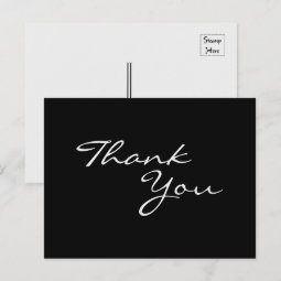 Inexpensive and Trendy Way To Say Thank You Postcard | Zazzle