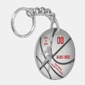 Inexpensive Personalised Basketball Keyrings | Zazzle