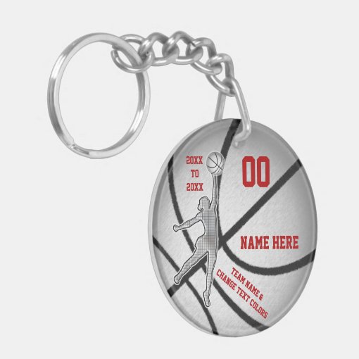 Inexpensive Personalised Basketball Keyrings | Zazzle