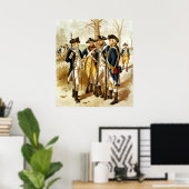 Infantry Of The Revolutionary War Poster | Zazzle