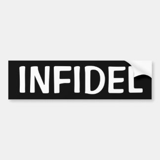 Infidel Bumper Stickers - Car Stickers | Zazzle