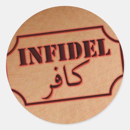 Infidel Classic Round Sticker | Zazzle