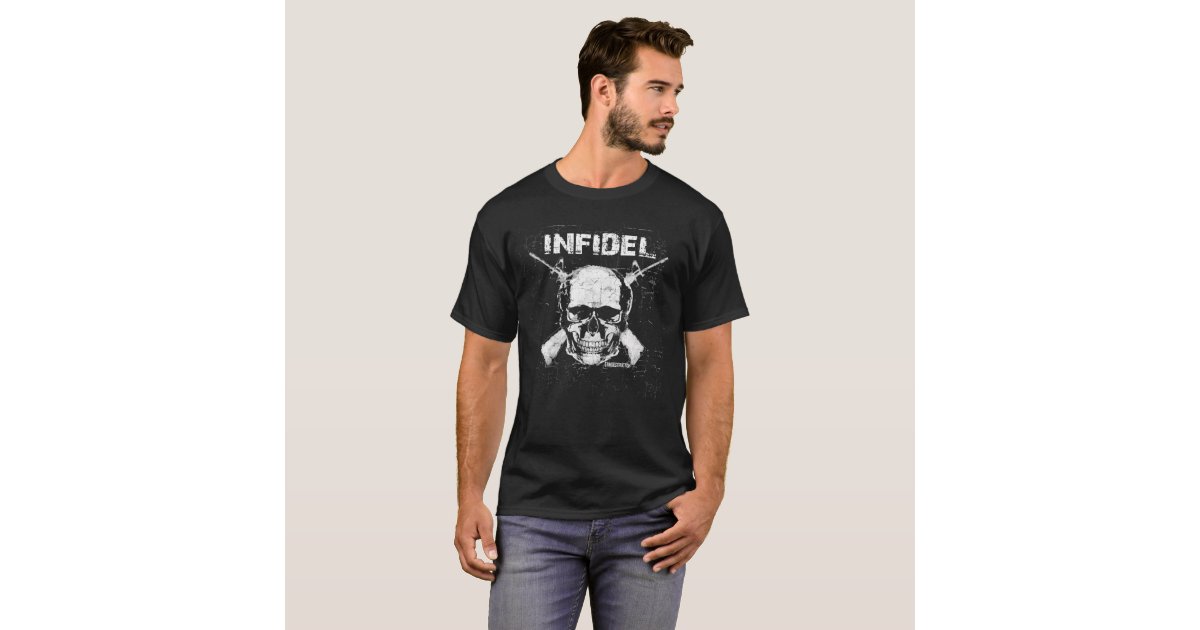 Infidel Skull t-Shirt | Zazzle