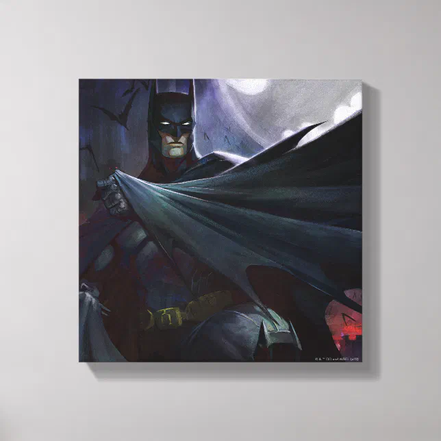 Infinite Crisis Batman Illustration Canvas Print | Zazzle