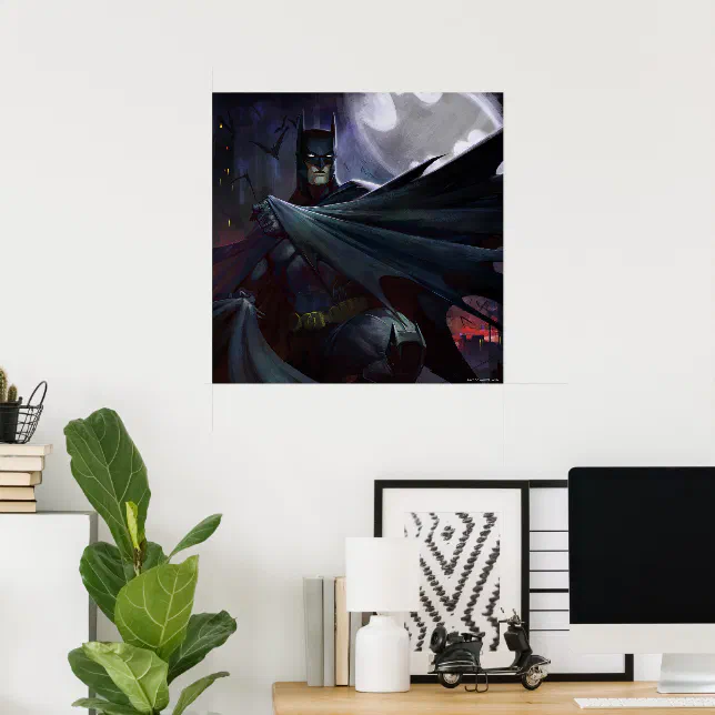 Infinite Crisis Batman Illustration Poster | Zazzle