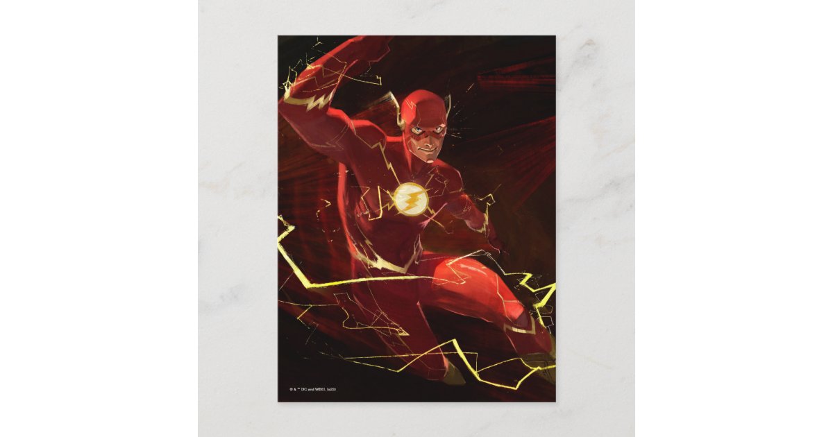 Infinite Crisis Flash Illustration Postcard | Zazzle