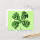 Infinitely Lucky Four-leaf Clover Postcard | Zazzle