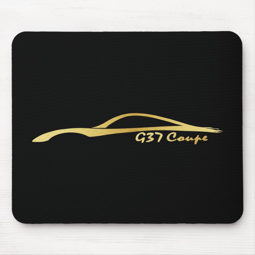 Infiniti G37 Gold Logo Mouse Pad | Zazzle