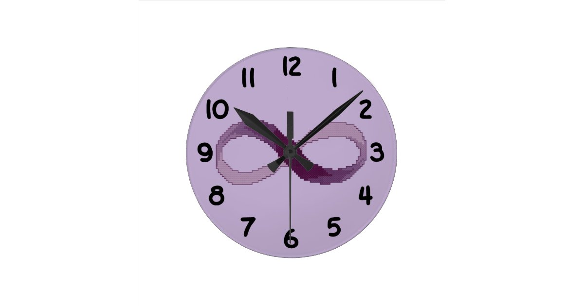 Infinity Clock | Zazzle.com