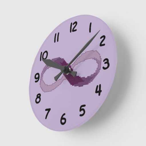 Infinity Clock | Zazzle
