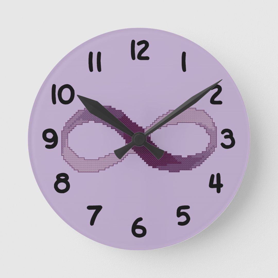 Infinity Clock | Zazzle