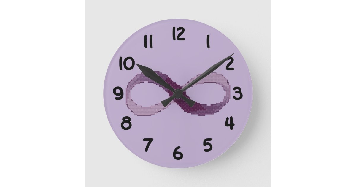 Infinity Clock | Zazzle