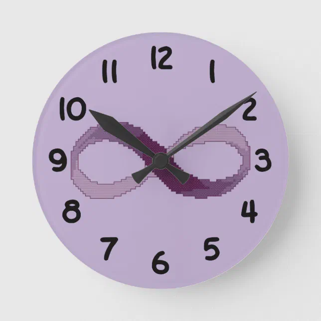 Infinity Clock | Zazzle