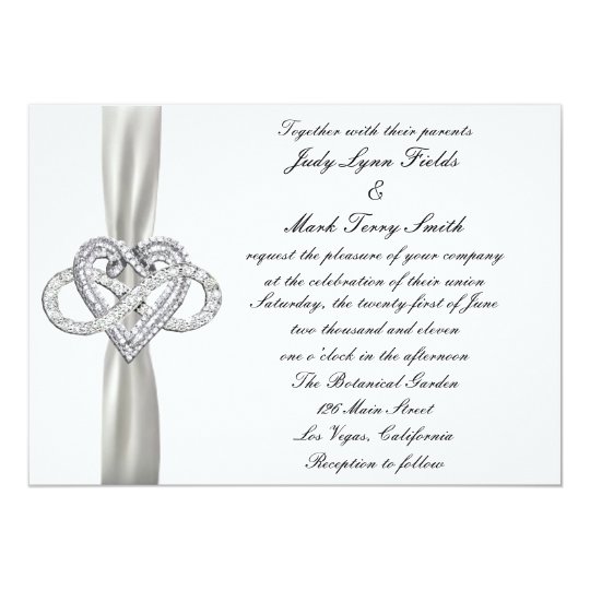Infinity Heart Wedding Invitation | Zazzle.com
