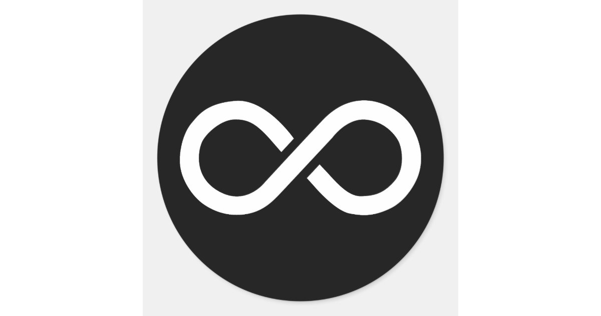 Infinity Ideology Classic Round Sticker | Zazzle