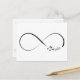 Infinity music symbol postcard | Zazzle