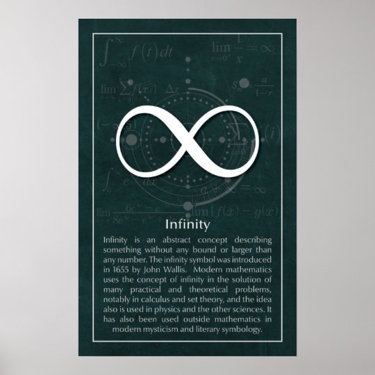 Infinity Poster | Zazzle.com