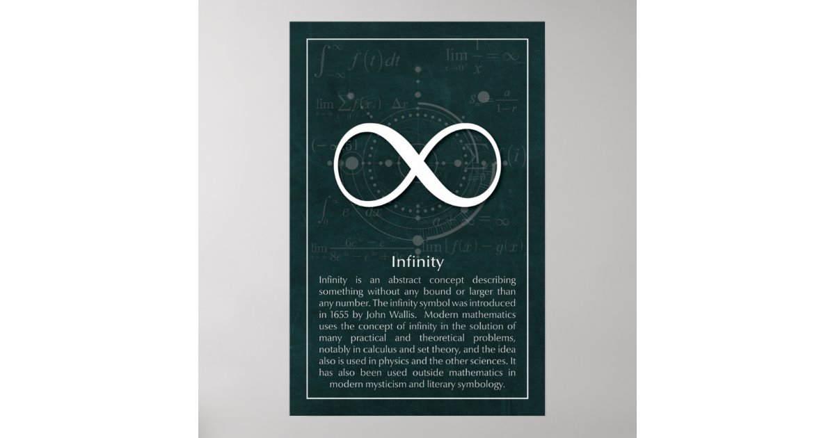 Infinity Poster | Zazzle