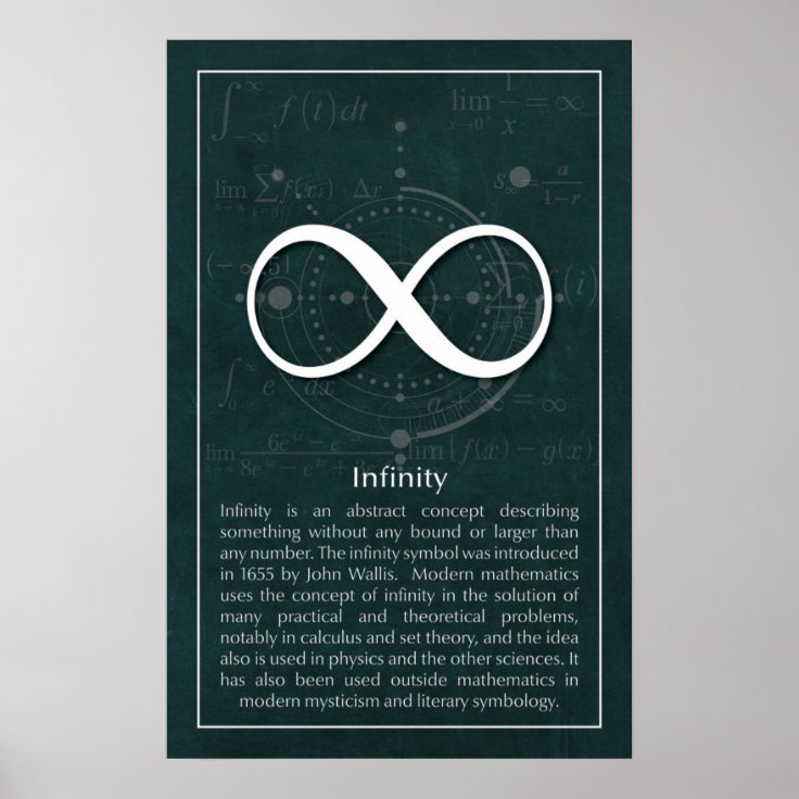 Infinity Poster | Zazzle