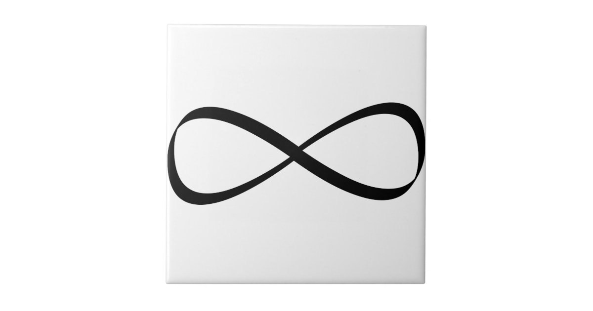 Infinity Sign Ceramic Tile | Zazzle