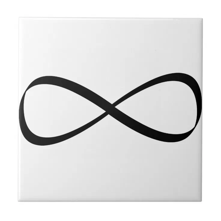 Infinity Sign Ceramic Tile | Zazzle