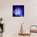 Infinity symbol nebula poster | Zazzle