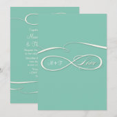 Infinity Symbol Sign Infinite Love Wedding Set Invitation | Zazzle