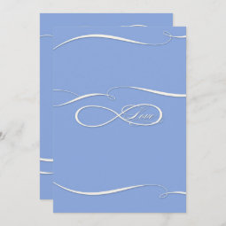 Infinity Symbol Sign Infinite Love Wedding Set Invitation | Zazzle