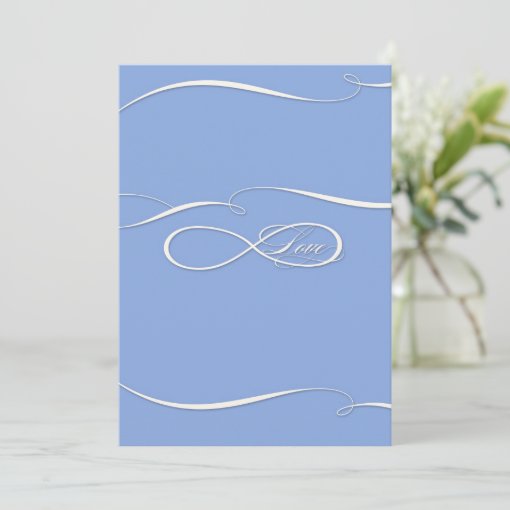 Infinity Symbol Sign Infinite Love Wedding Set Invitation | Zazzle