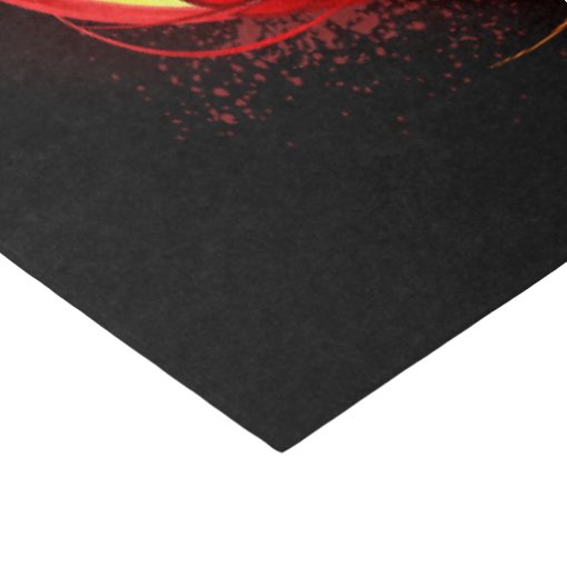 Infinity Symbol with Rainbow Feather Tissue Paper | Zazzle