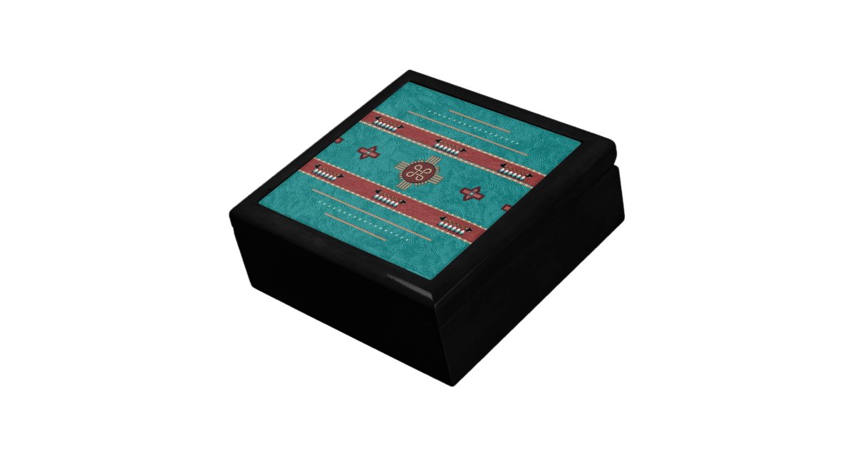 Infinity Wood Box w/ Tile | Zazzle