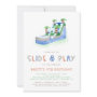 Inflatable Water Slide Birthday Party Invitation | Zazzle