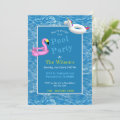 Inflatables pool party invitation | Zazzle