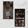 Influencer Photo Feed Grid Social Media Luxury Business Card | Zazzle
